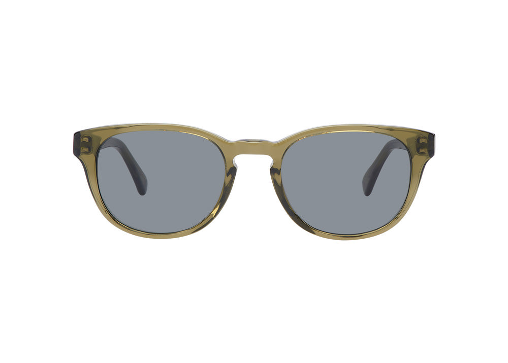 Vintage rectangular translucent olive green eyeglasses – Les Opticiens ...