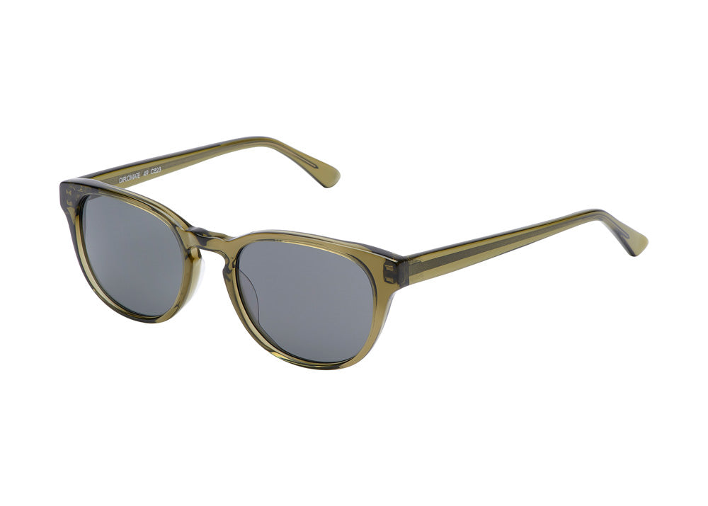 Vintage rectangular translucent olive green eyeglasses – Les Opticiens ...